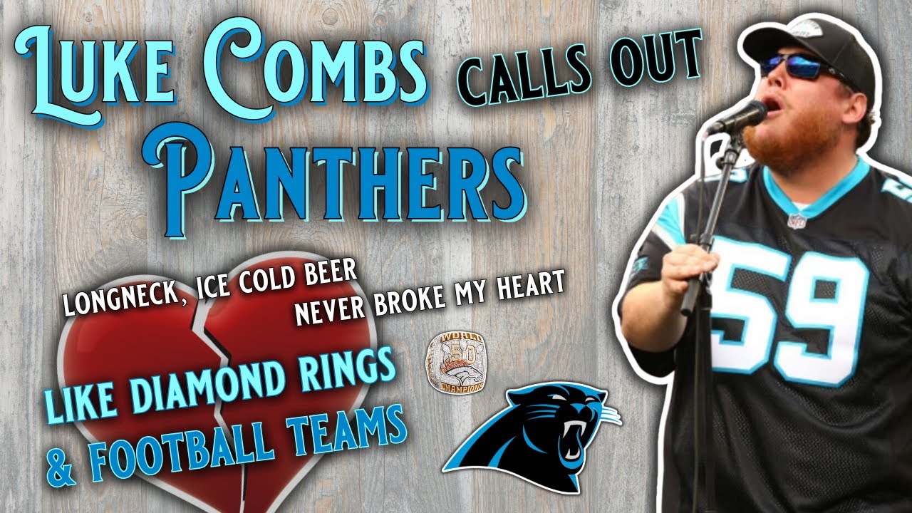 Luke Combs Buries the Carolina Panthers on Social Media