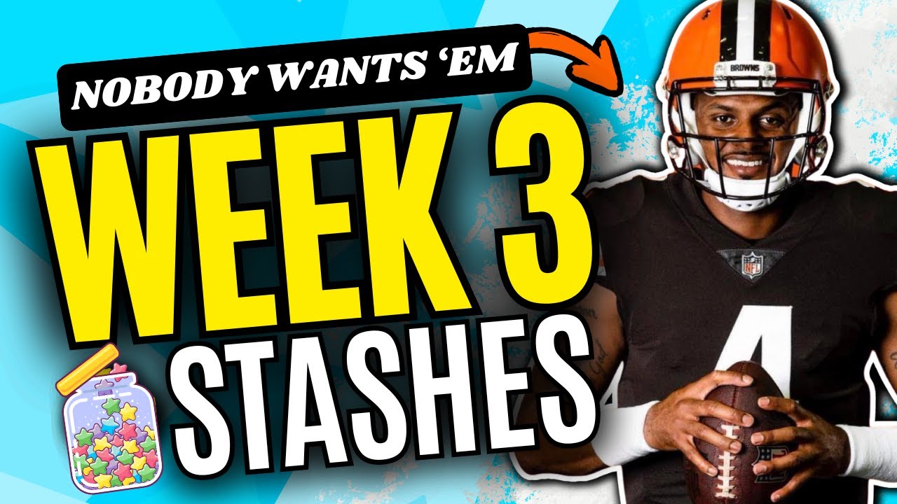 Week 3 Waiver Wire Stashes You Missed | 2024 Fantasy Football