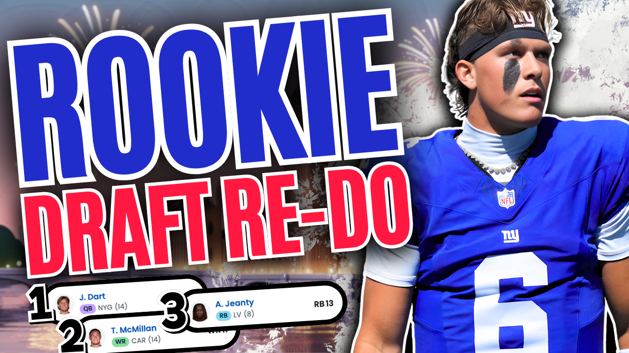 2025 Dynasty Rookie Draft Re-Do | Top-32 Superflex Rankings